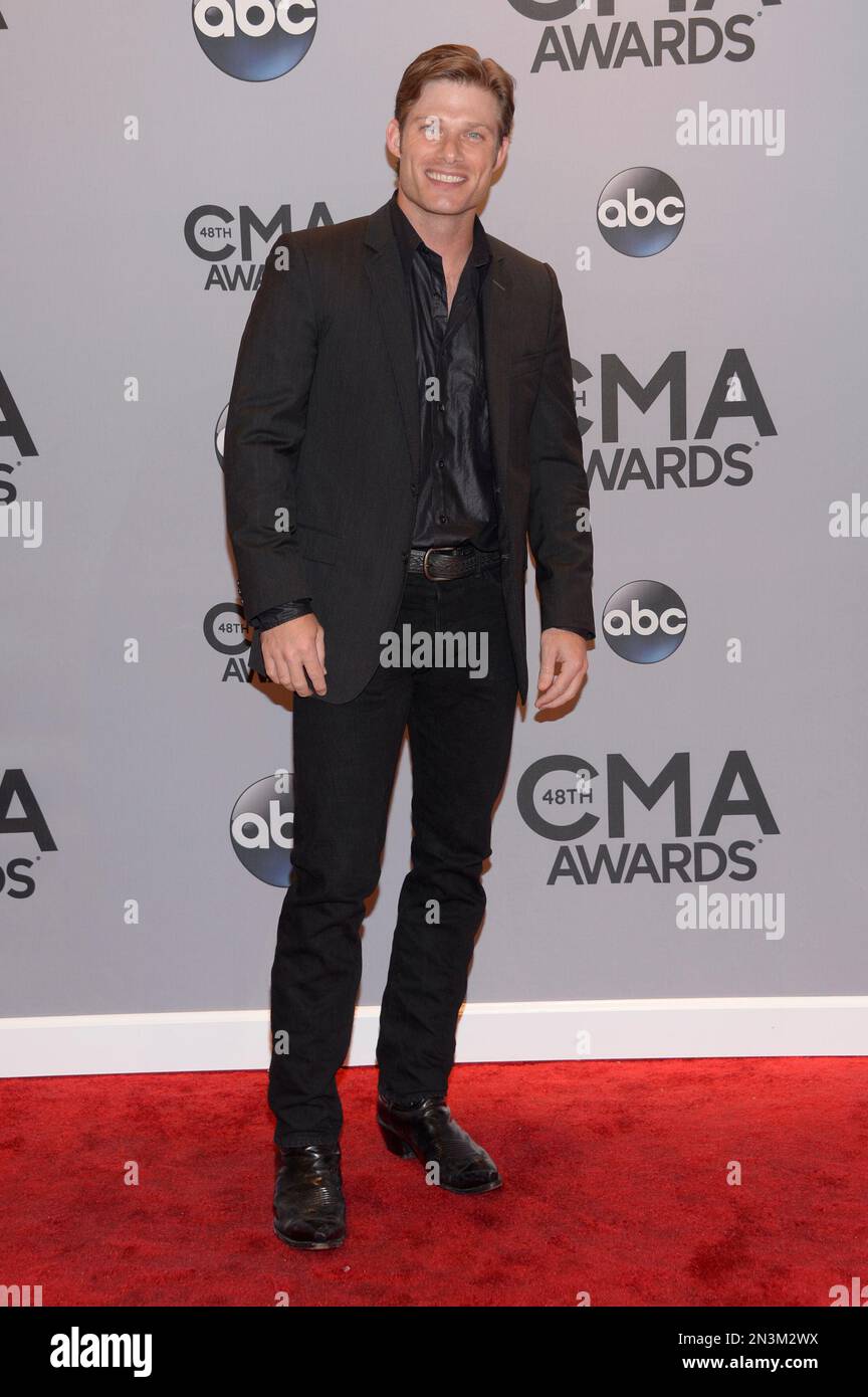 Chris Carmack arrives at the 48th annual CMA Awards at the Bridgestone ...