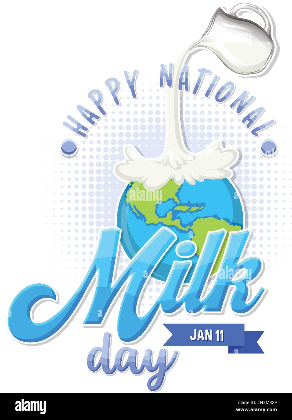 National Milk Day Banner Design illustration Stock Vector Image & Art ...