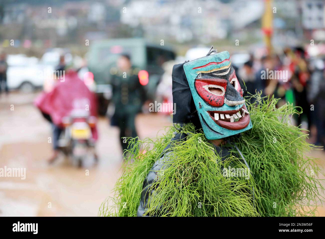 LIUZHOU, CHINA - FEBRUARY 7, 2023 - People of the Miao ethnic group ...