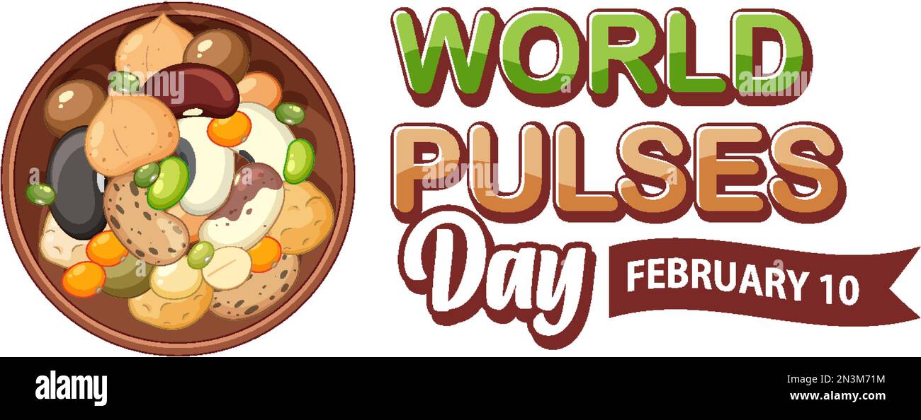 World Pulses Day Banner Design illustration Stock Vector Image & Art ...