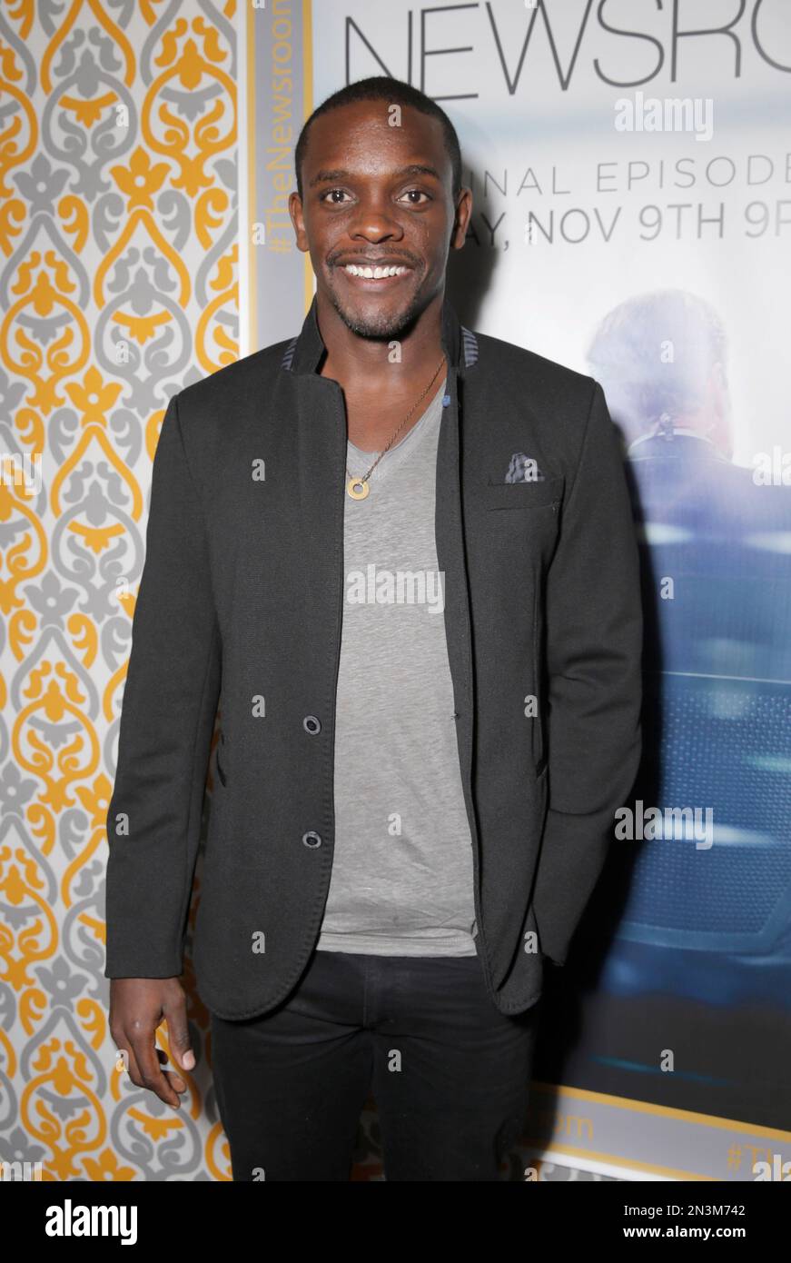 Chris Chalk attends "The Newsroom" Season Three Premiere at the DGA on ...