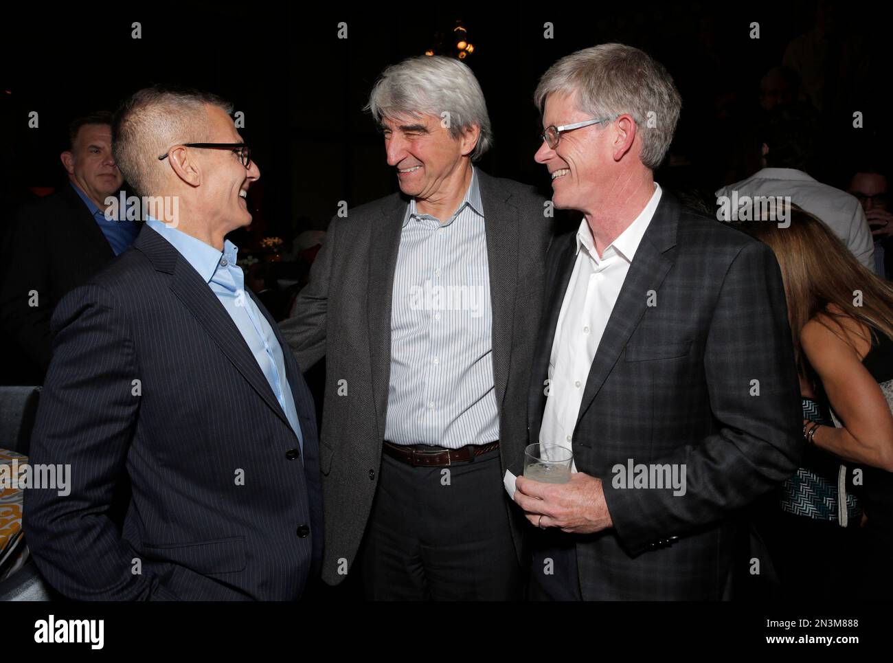 President of HBO Programming Michael Lombardo, Sam Waterston and HBO's ...