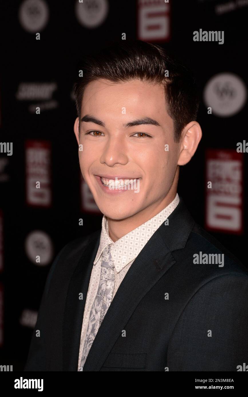 Actor Ryan Potter attends the premiere of the animated feature film ...