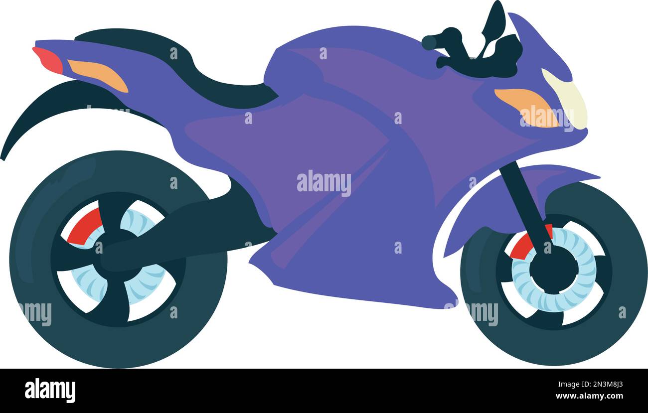 Purple motorcycle Stock Vector Images - Alamy