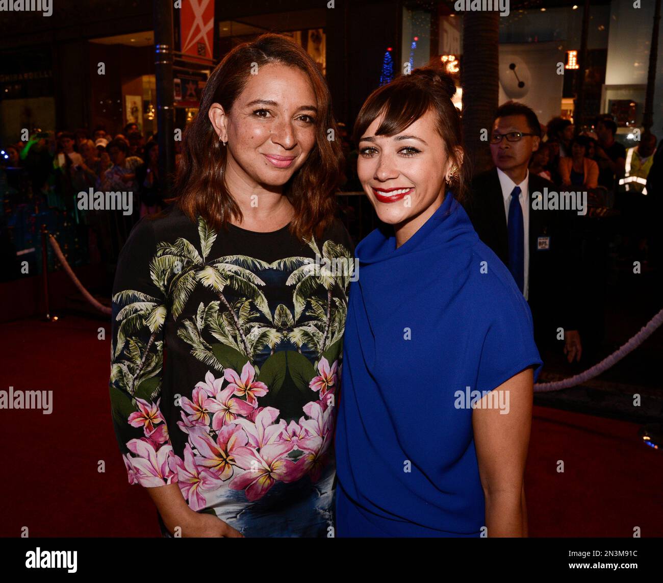 Actress Maya Rudolph, left, and actress Rashida Jones attend the ...