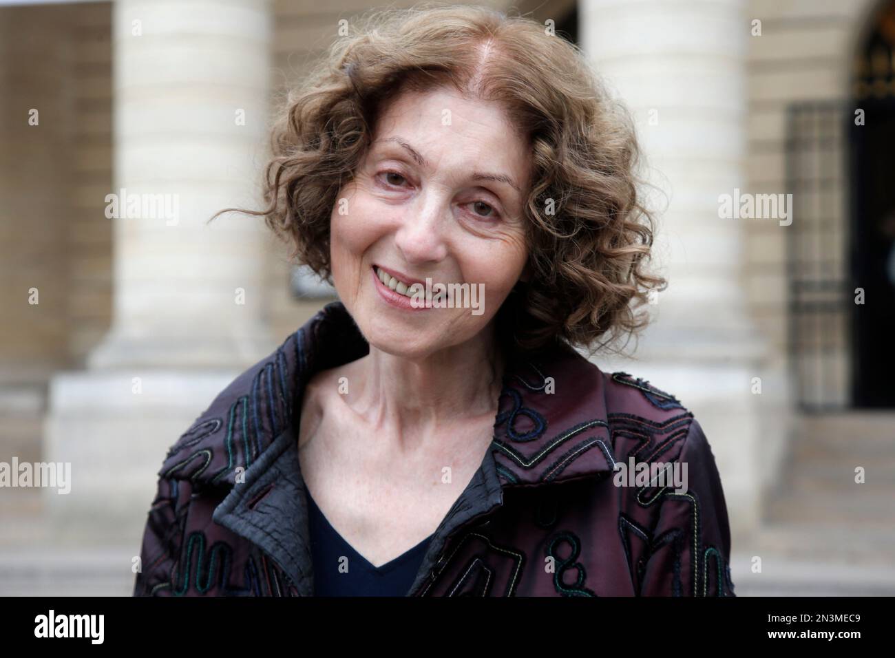 Australian writer Lily Brett poses after winning the foreign literature ...