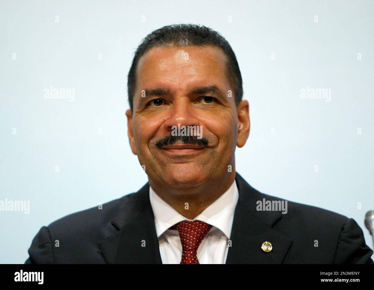 Interpol Secretary General Ronald K. Noble, smiles during the 83rd ...