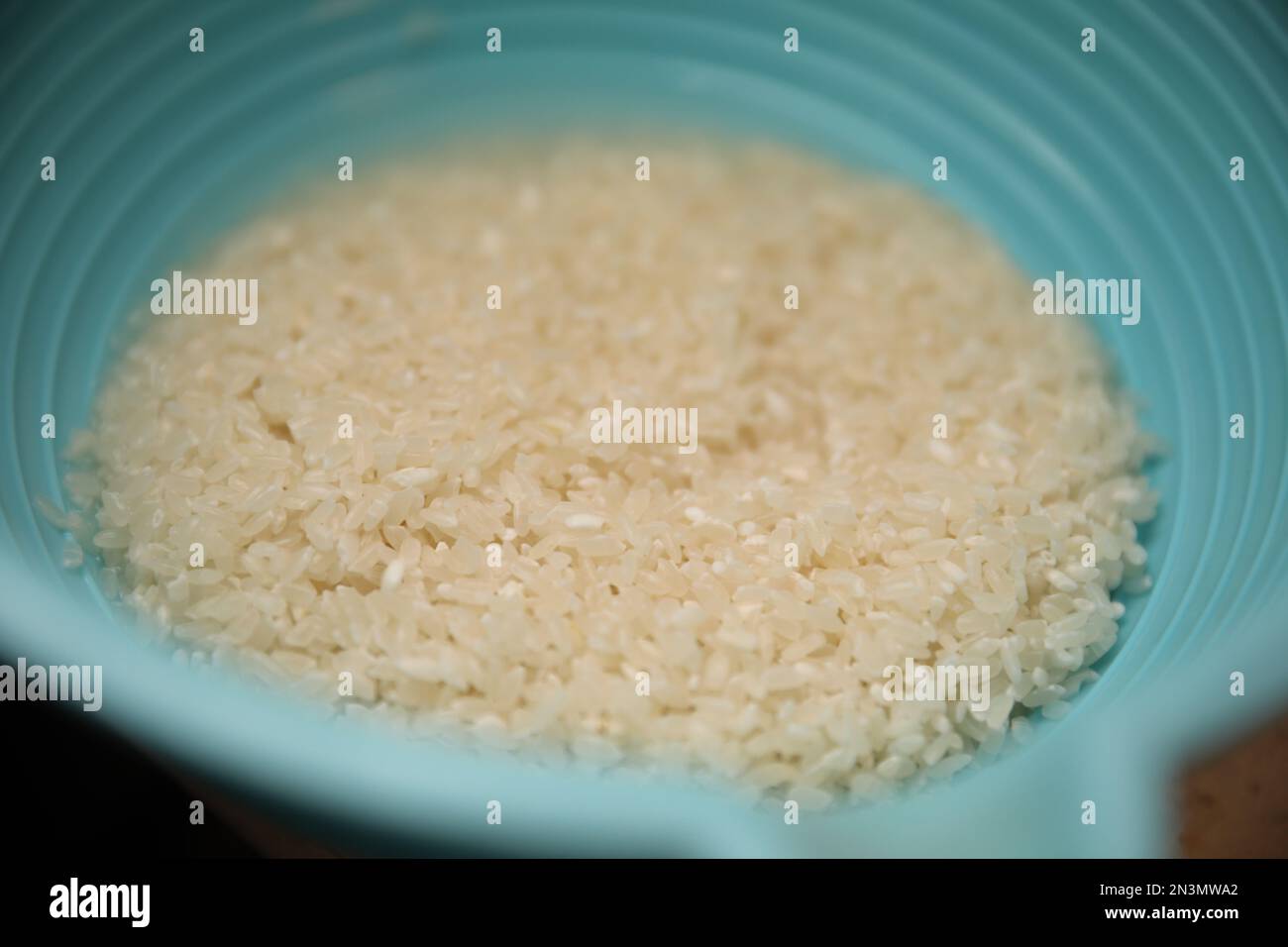 Cooking Rice steps washing and cooked preparation Stock Photo - Alamy