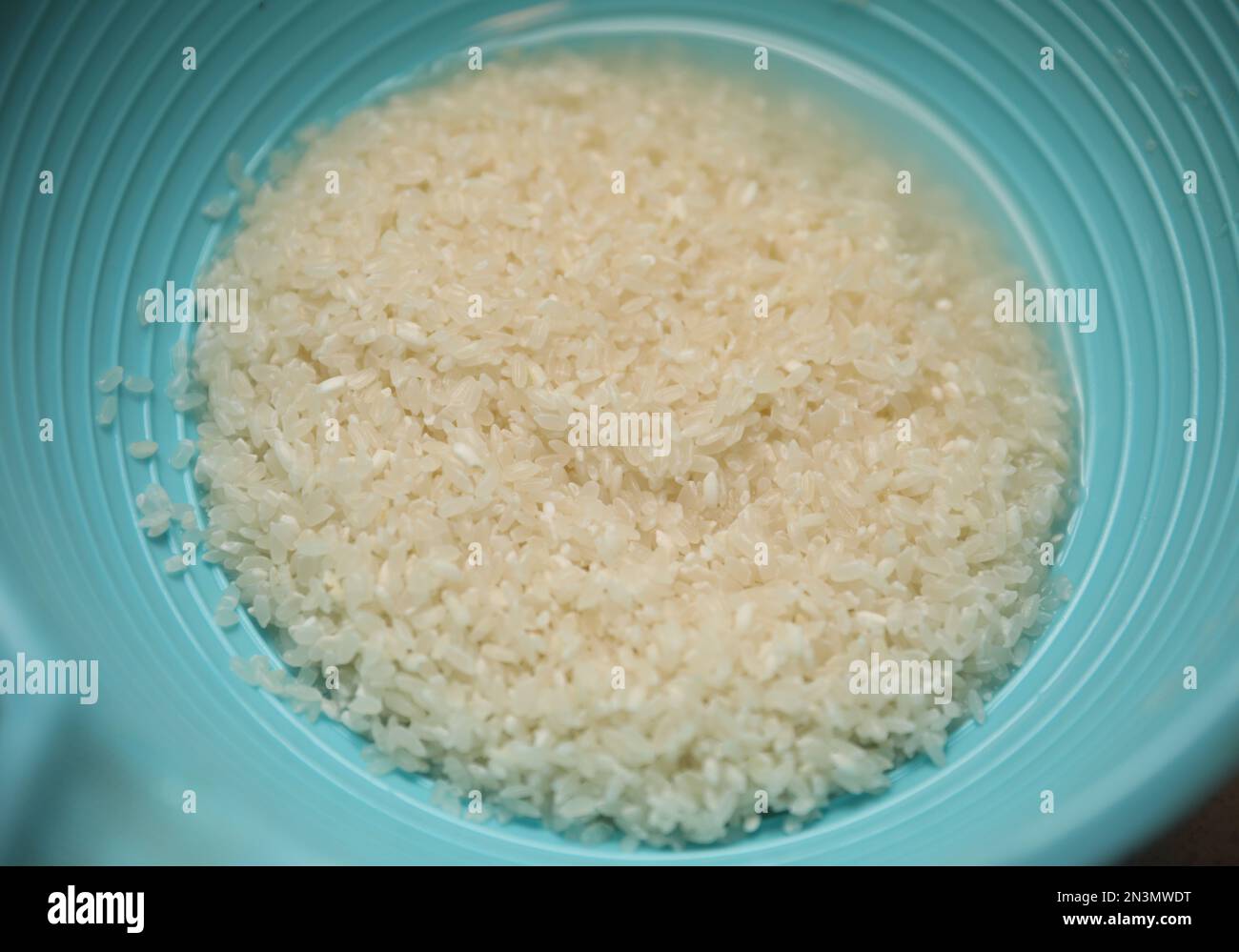 Cooking Rice steps washing and cooked preparation Stock Photo - Alamy