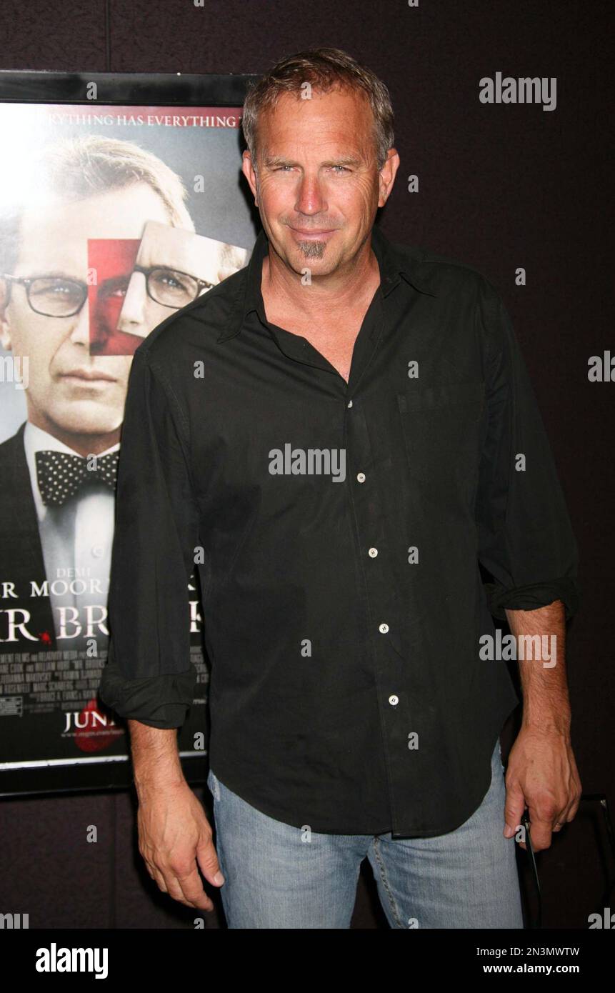 Kevin Costner attends a screening of "Mr. Brooks" at the Tribeca Grand ...