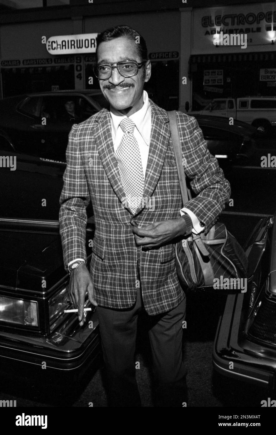 Sammy Davis Jr. at the party for Harold Robbins at L'Orangerie ...