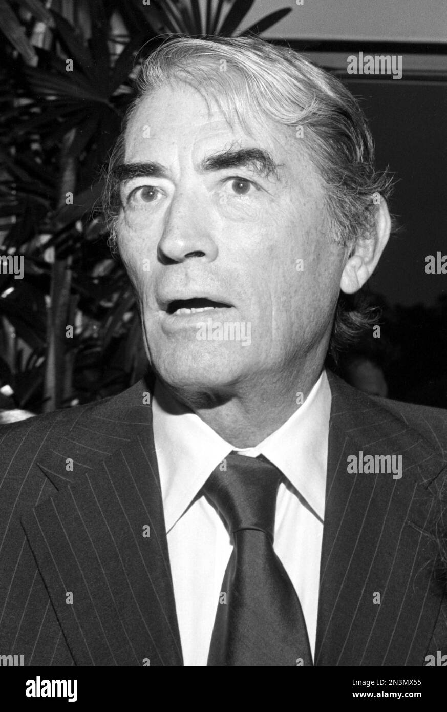Gregory Peck at the party for Israel's First Lady Ofira Navon hosted by ...