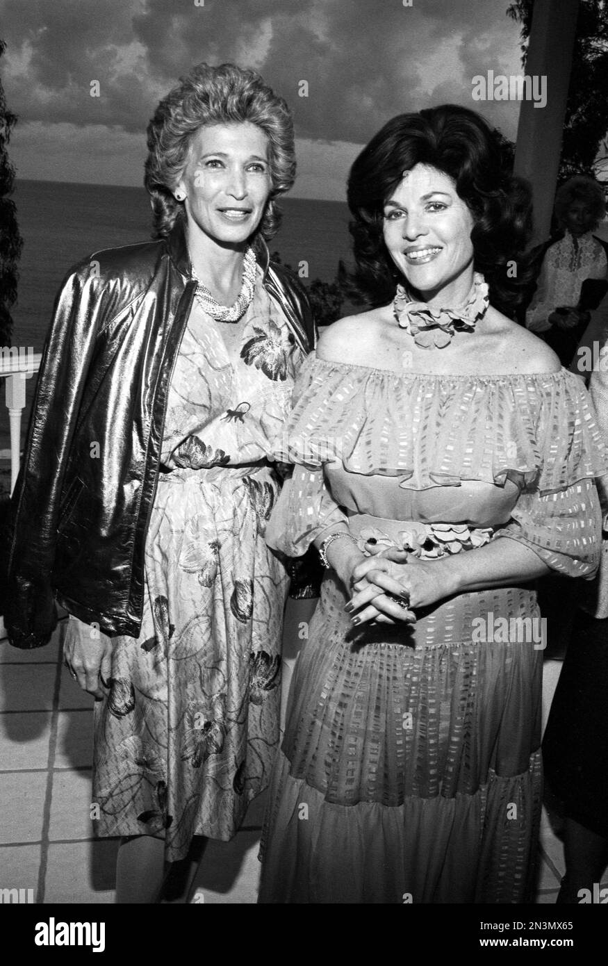 Ofira Navon with Mrs. David Begelman at the party for Israel's First ...