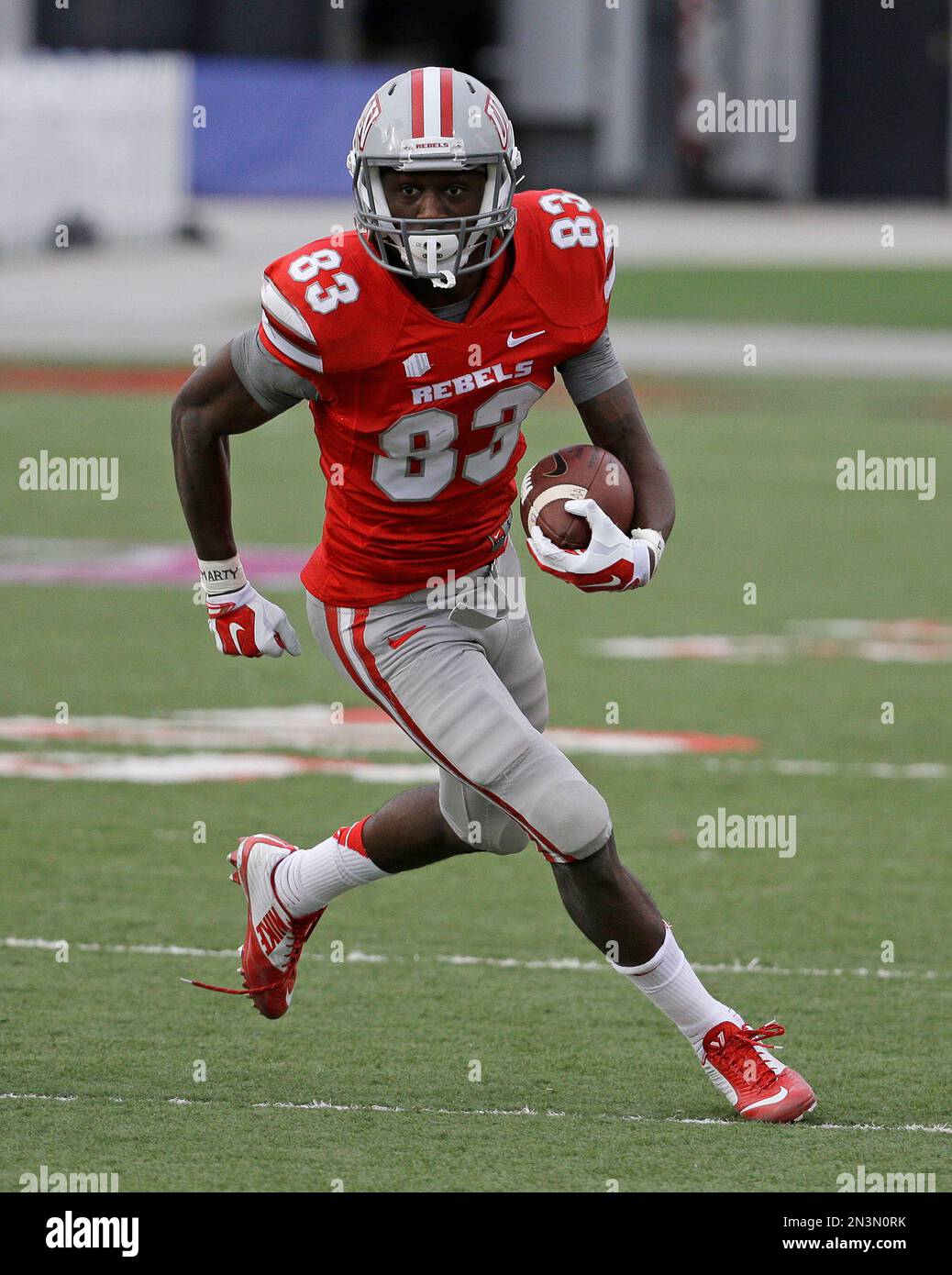 UNLV wide receiver Devonte Boyd runs for a gain against New Mexico ...