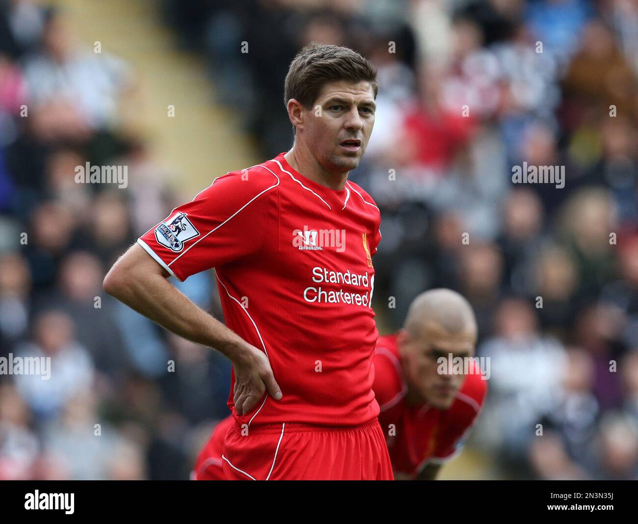 Liverpool's captain Steven Gerrard during their English Premier League ...