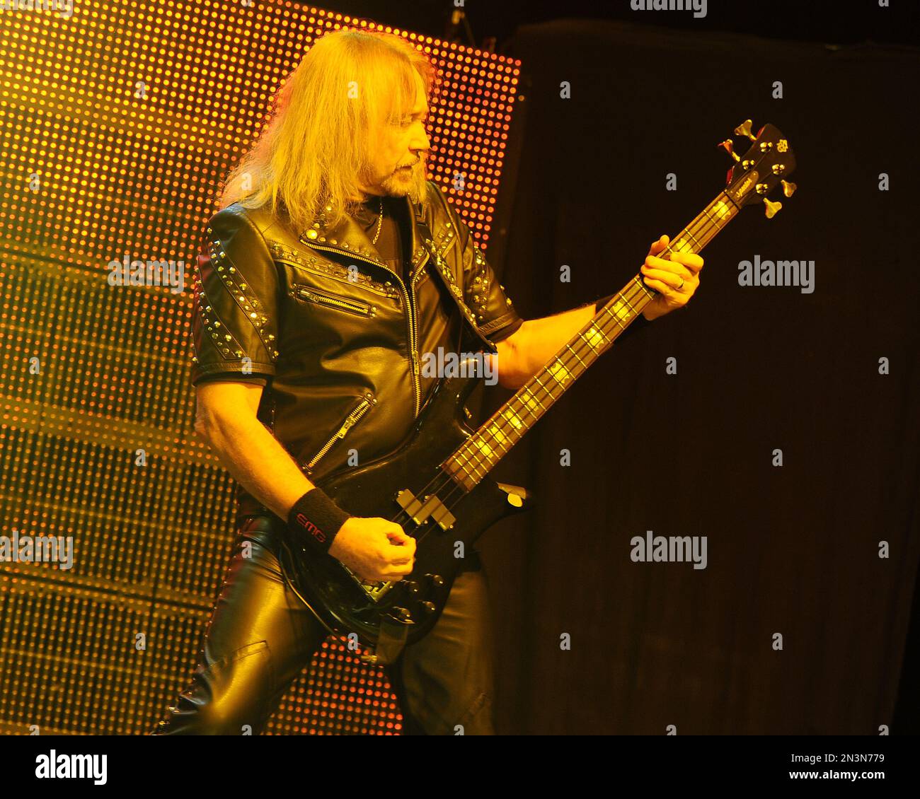 Ian Hill of Judas Priest performs at the Seminole Hard Rock Hotel and ...