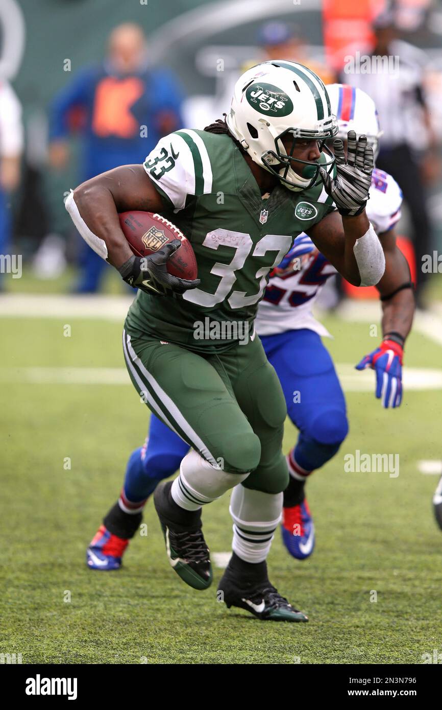 New York Jets RB Chris Ivory #33 in action in the third quarter in his ...