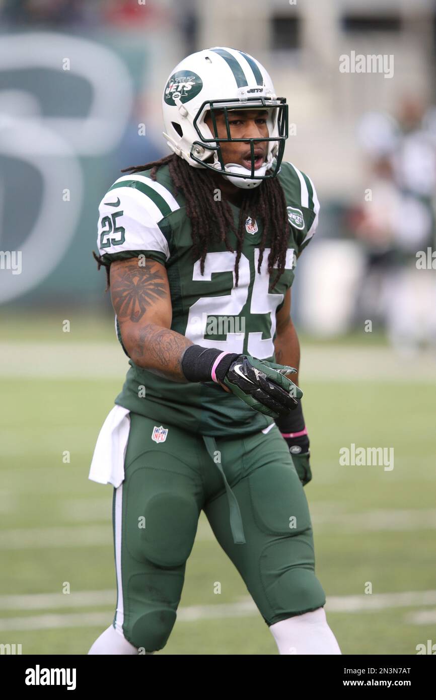 New York Jets S Calvin Pryor #25 in action in the third quarter in his ...