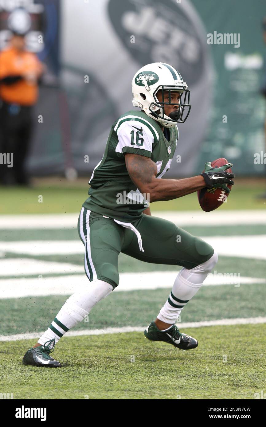 New York Jets quarterback Michael Vick #1 in Action in the third ...