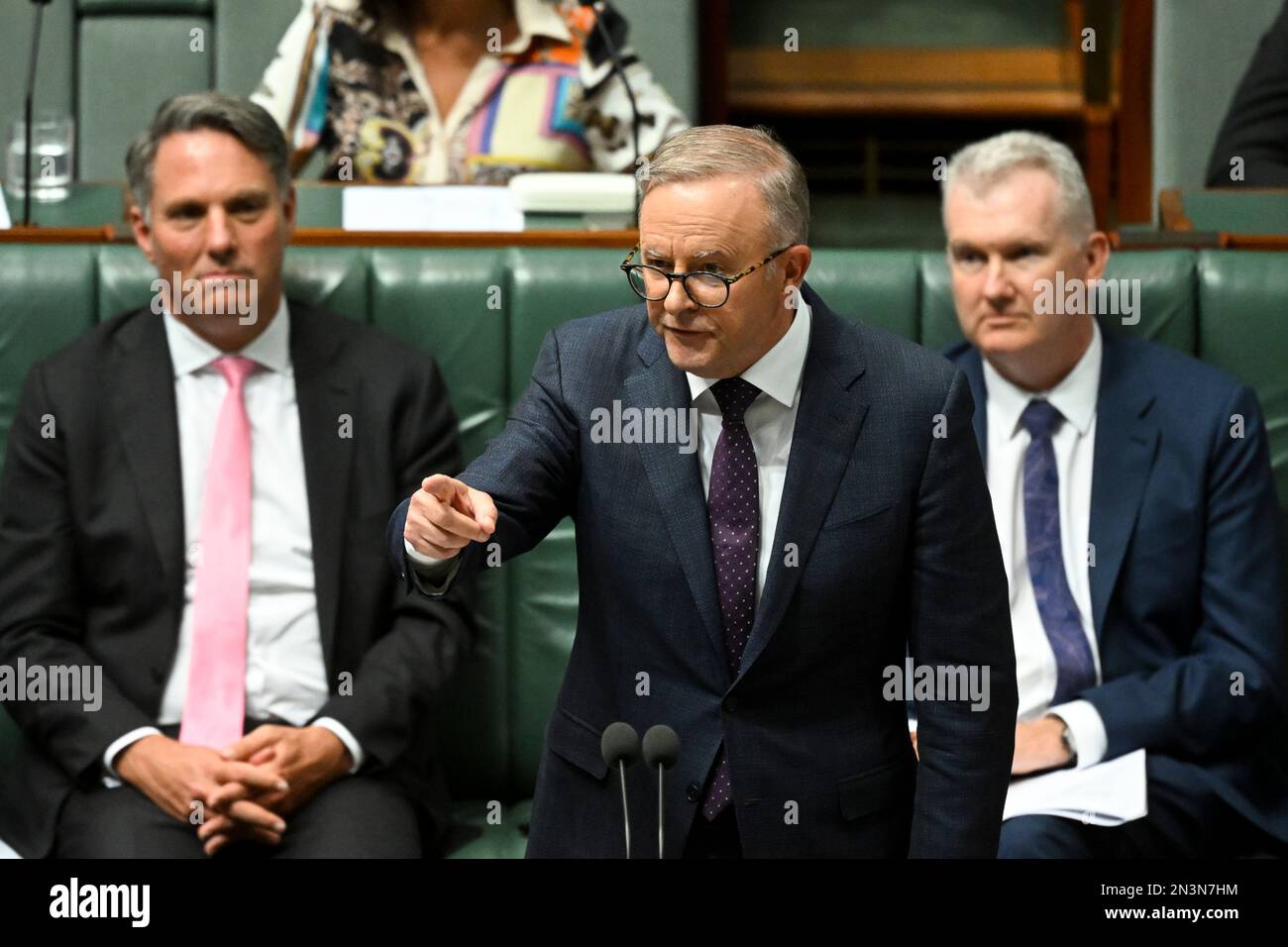 Australian Prime Minister Anthony Albanese speaks during House of ...