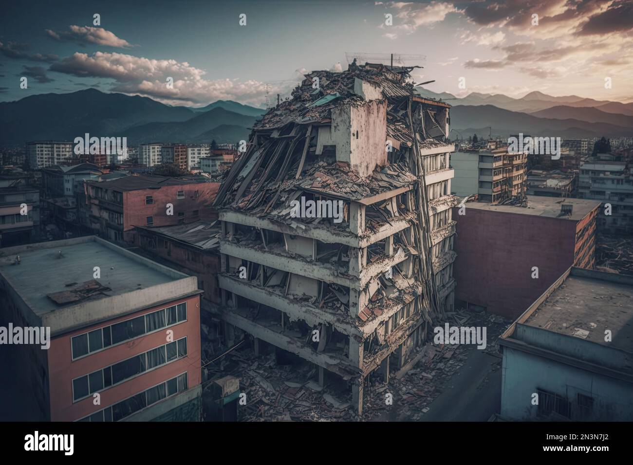 Twisted metal beams hi-res stock photography and images - Alamy