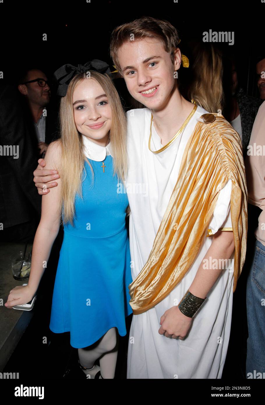 Sabrina Carpenter and Mitchell Kummen attend the after party for a ...