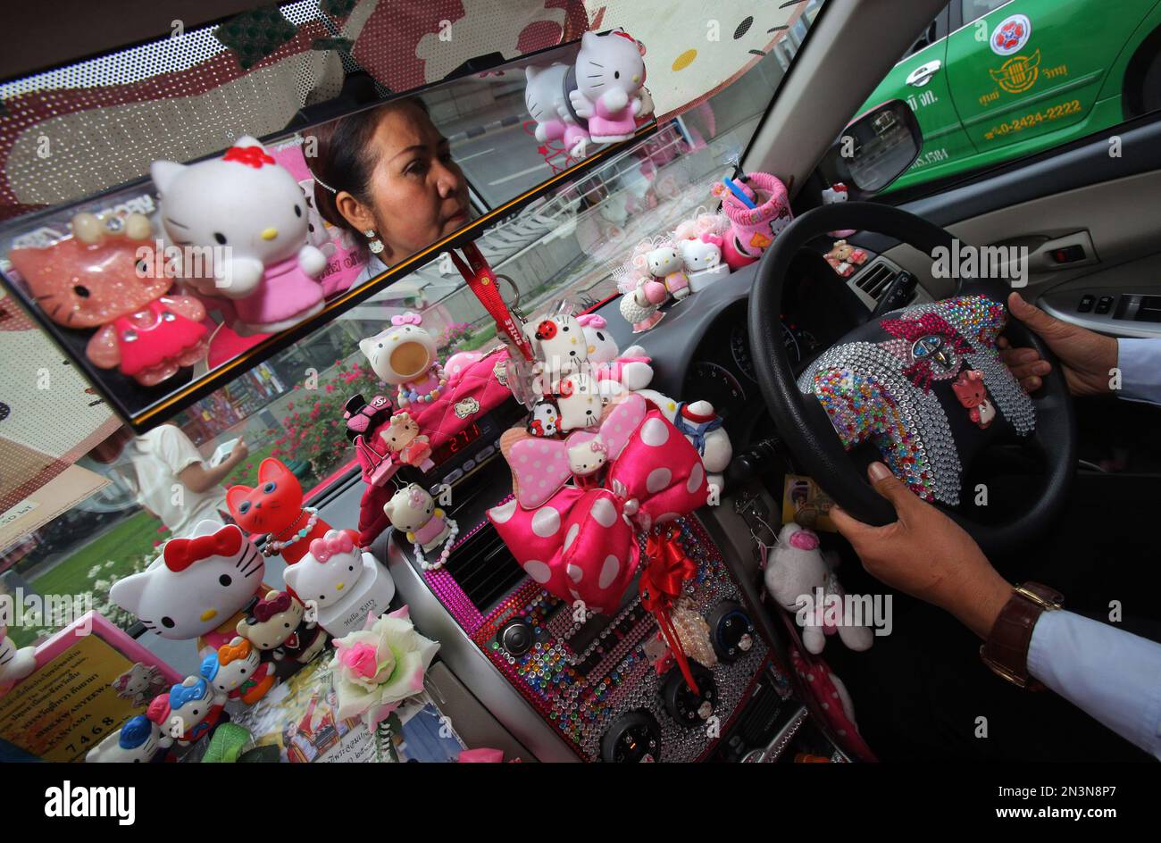 In this Friday, Oct. 24, 2014 photo, woman Taxi driver Kwanyeewa ...