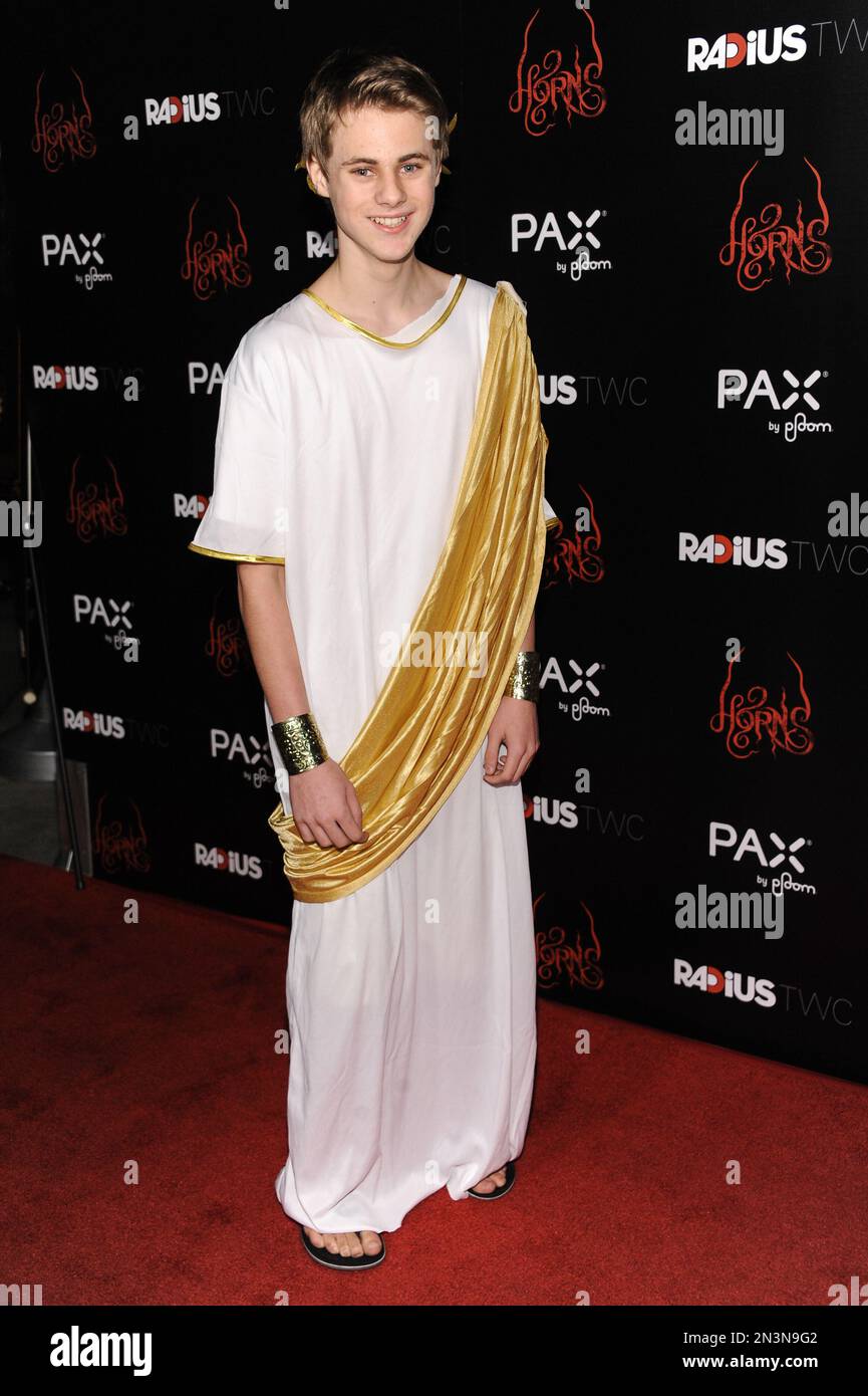 Mitchell Kummen arrives at the LA Premiere Of "Horns" on Thursday, Oct ...