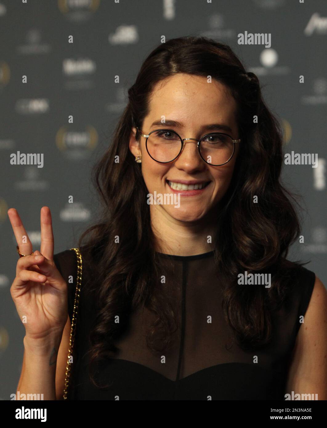 Mexican singer Ximena Sariñana poses for photographers during her red ...