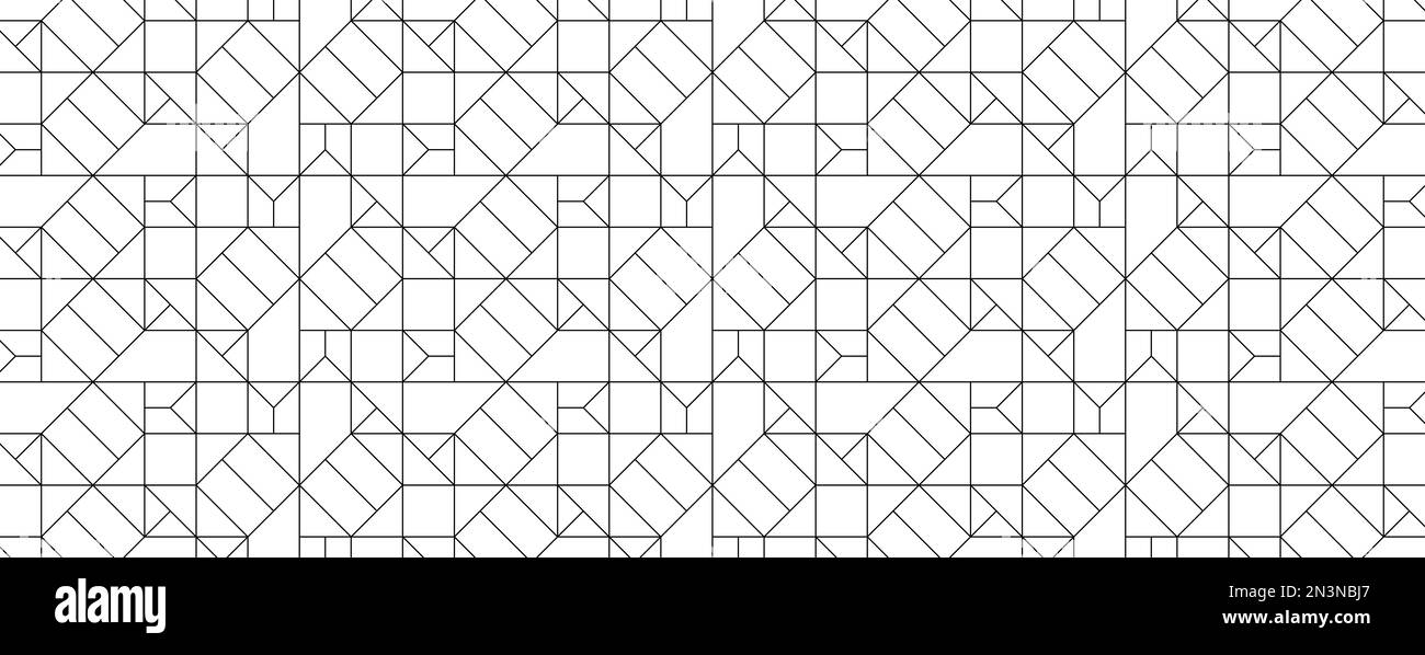 Abstract black white square hi-res stock photography and images - Alamy