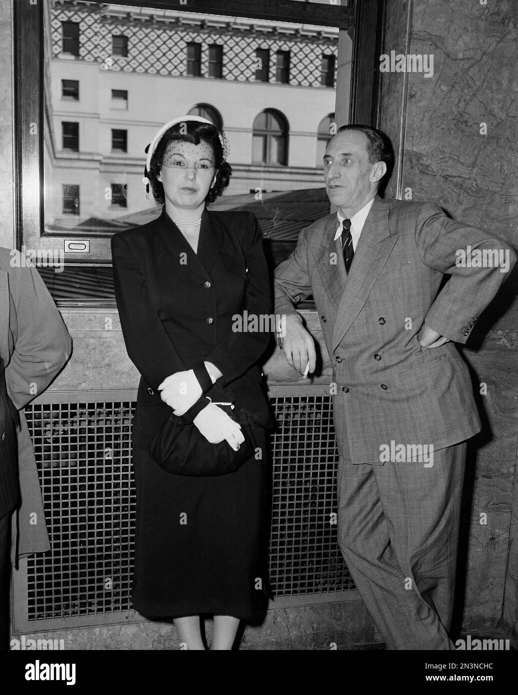 Harry Bridges, labor leader, and his wife Nancy, after Mr. Bridges was ...