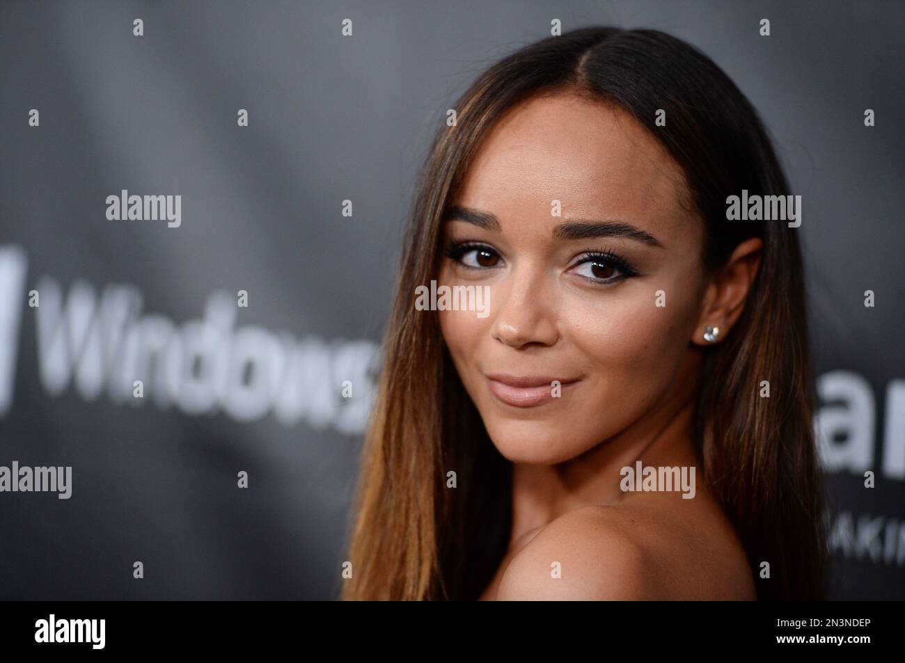 Ashley Madekwe arrives at the 2014 amfAR Inspiration Gala at Milk ...