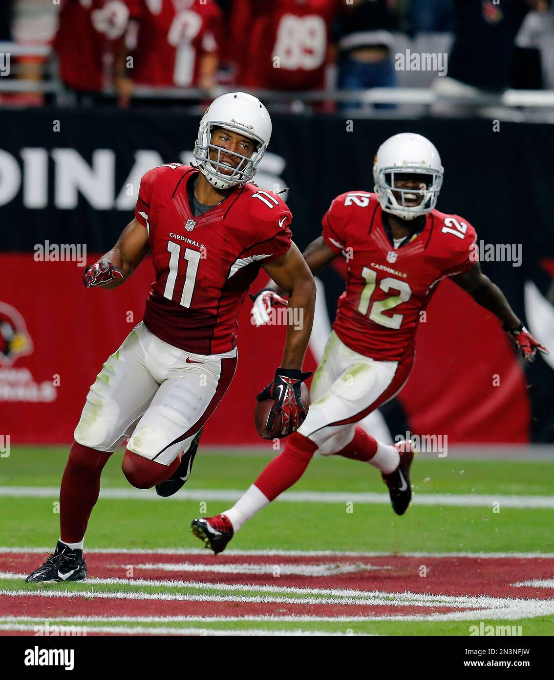 Arizona Cardinals wide receiver Larry Fitzgerald (11) during the first ...
