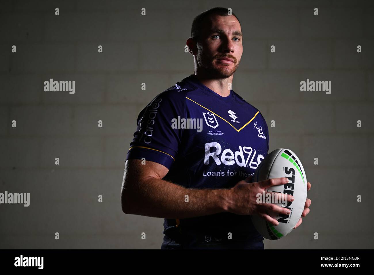 Jordan Grant of the Melbourne Storm poses for a photo during an NRL ...