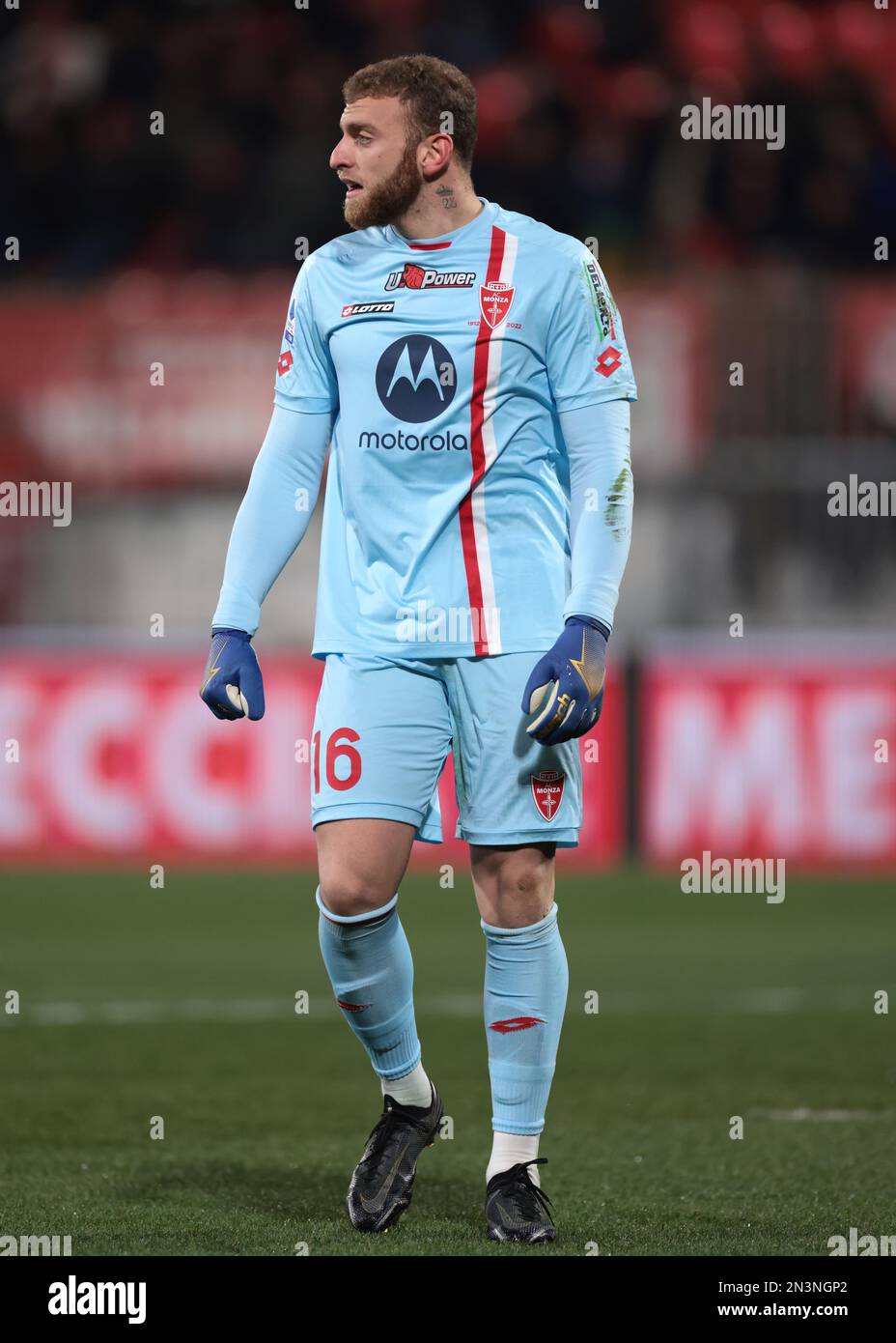 Monza, Italy, 6th March 2023. Michele Di Gregorio of AC Monza looks on ...