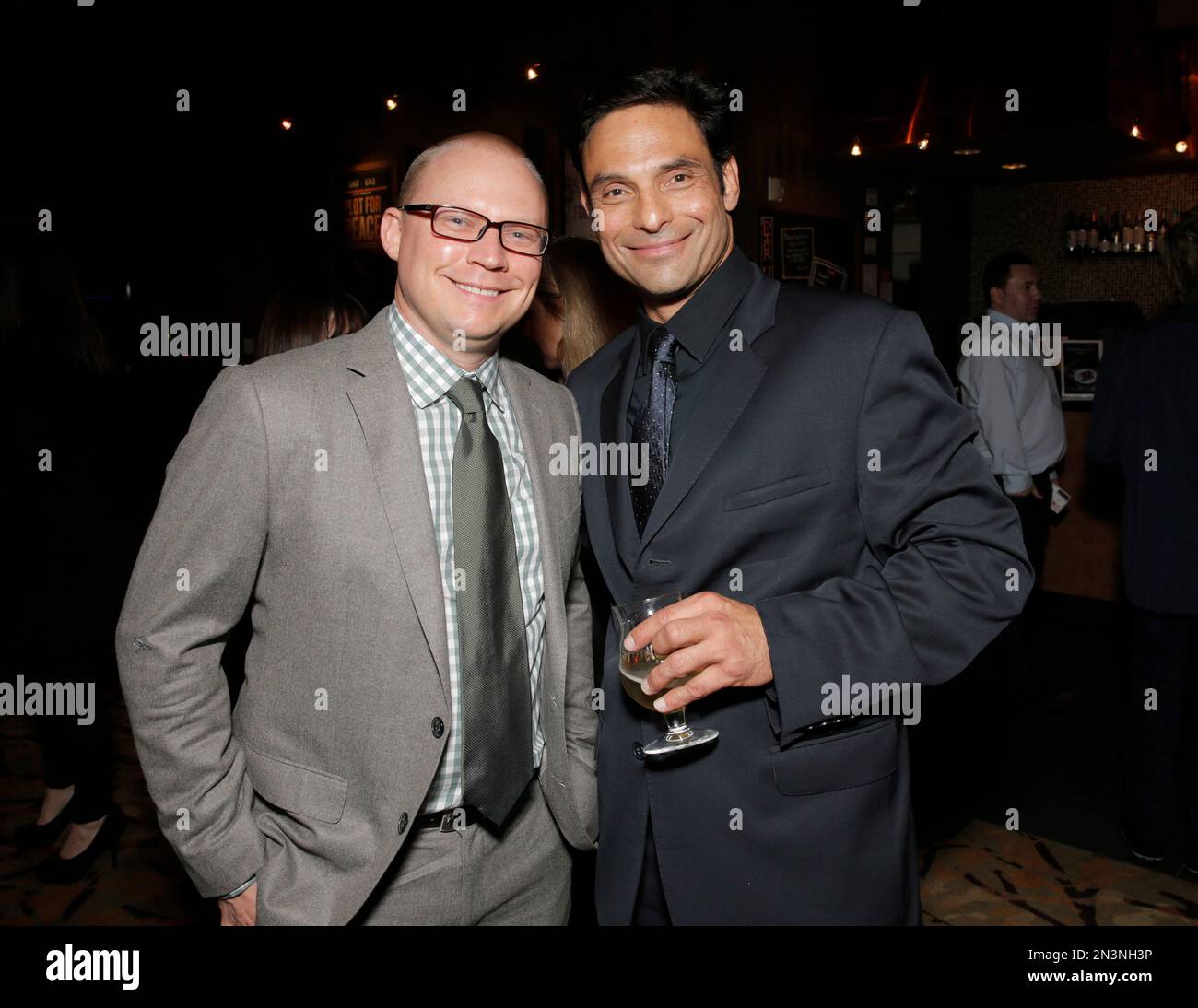Justin Bell and Matthias Ehrenberg attends the premiere of 'Elsa & Fred ...