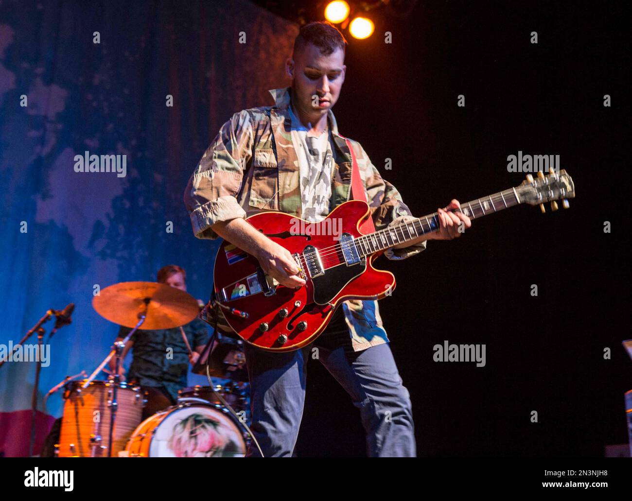 Jack Antonoff of Fun performs with Bleachers at Center Stage on Tuesday ...