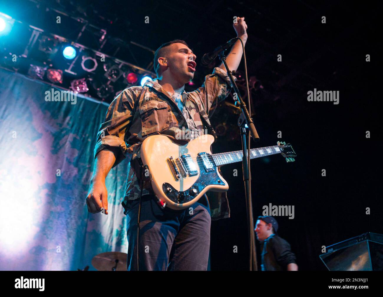 Jack Antonoff of Fun performs with Bleachers at Center Stage on Tuesday ...