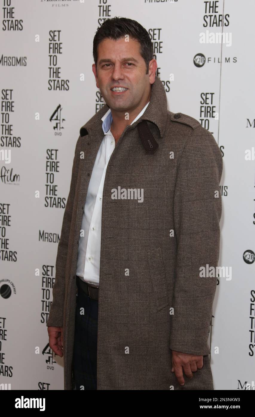 Actors Patrick Baladi arrives for the UK premiere of the film Set Fire ...