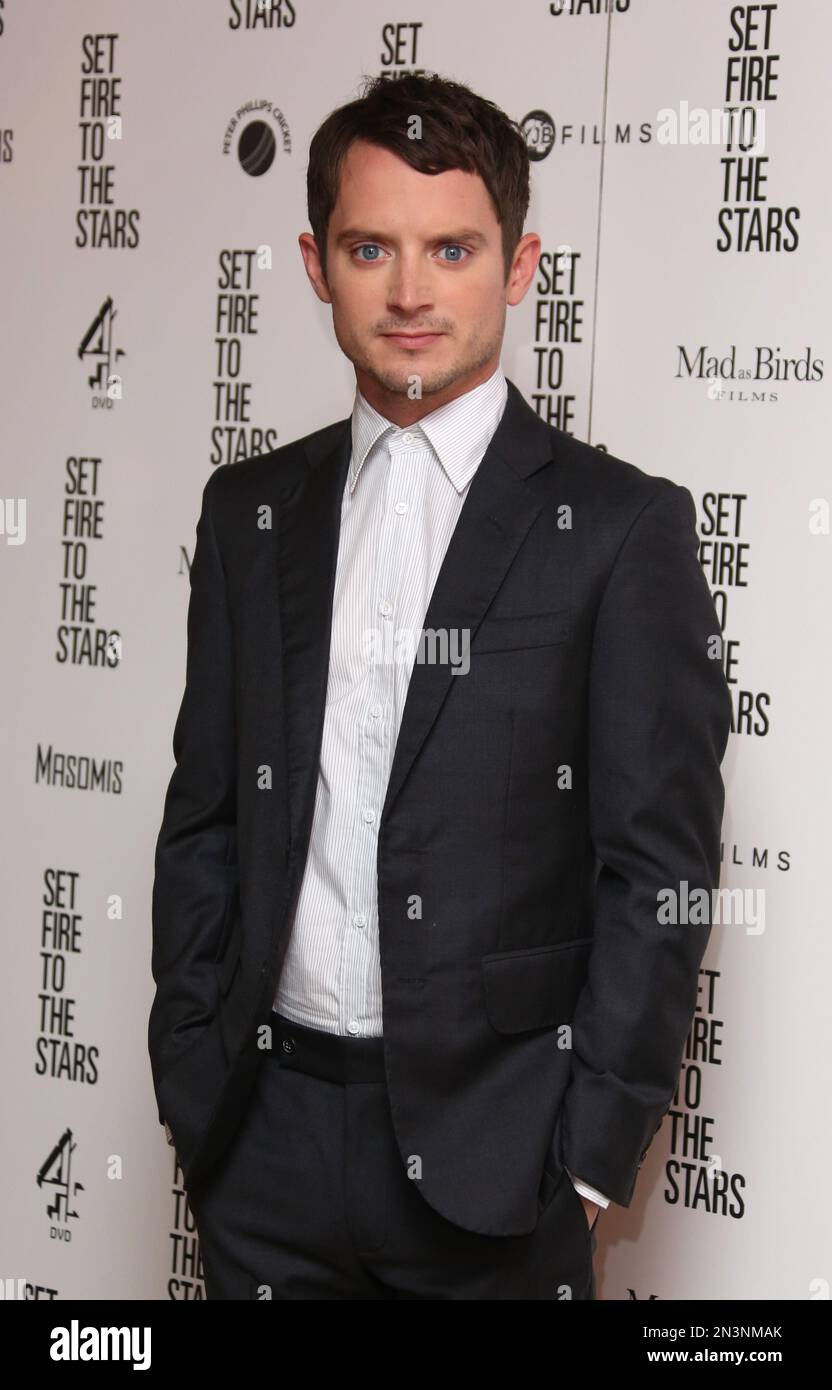 Actor Elijah Wood arrives for the UK premiere of the film Set Fire to ...