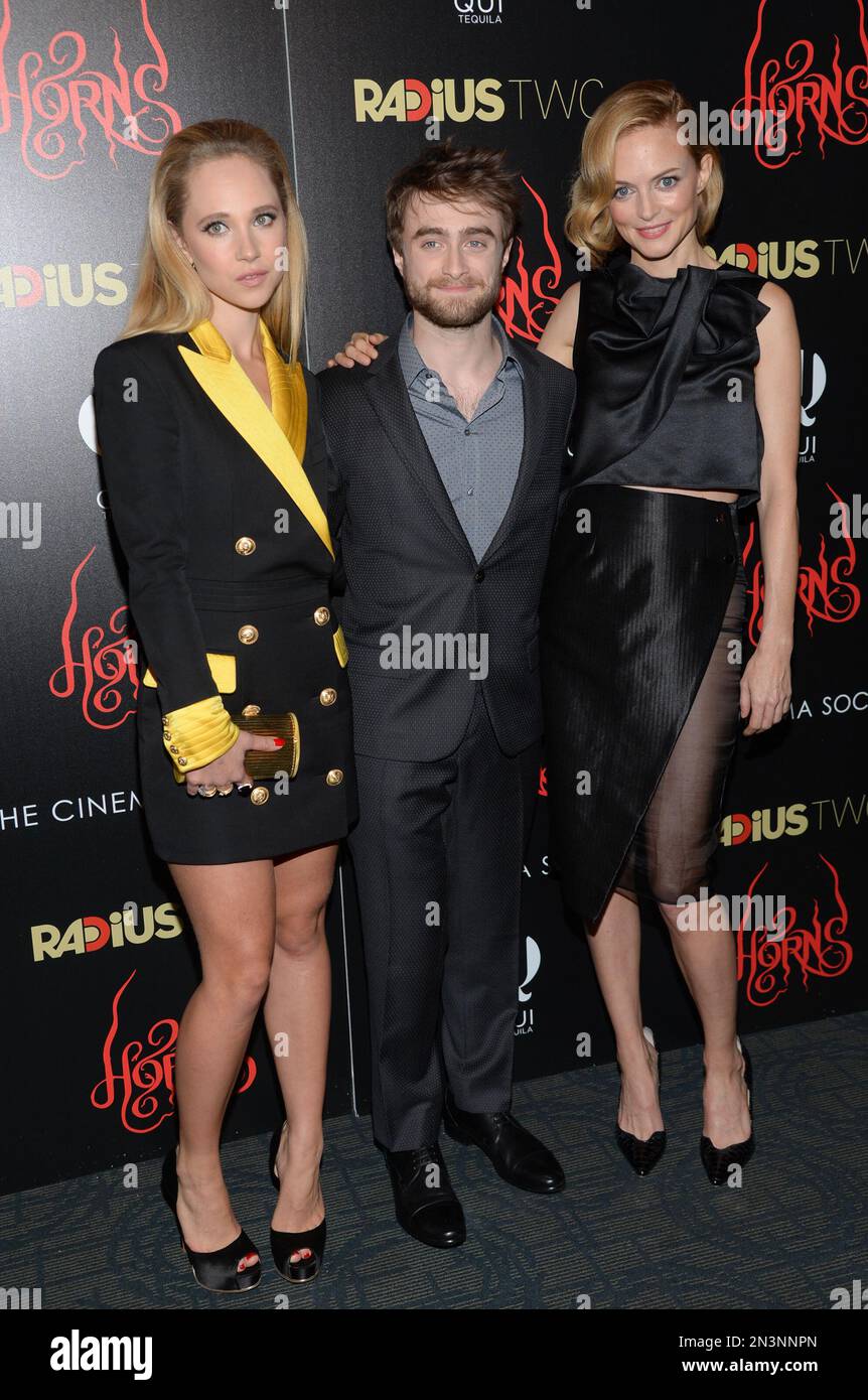 Cast members, from left, Juno Temple, Daniel Radcliffe and Heather ...