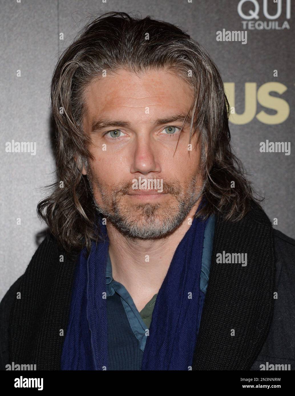 Anson Mount attends the premiere of "Horns" at The Landmark Sunshine ...