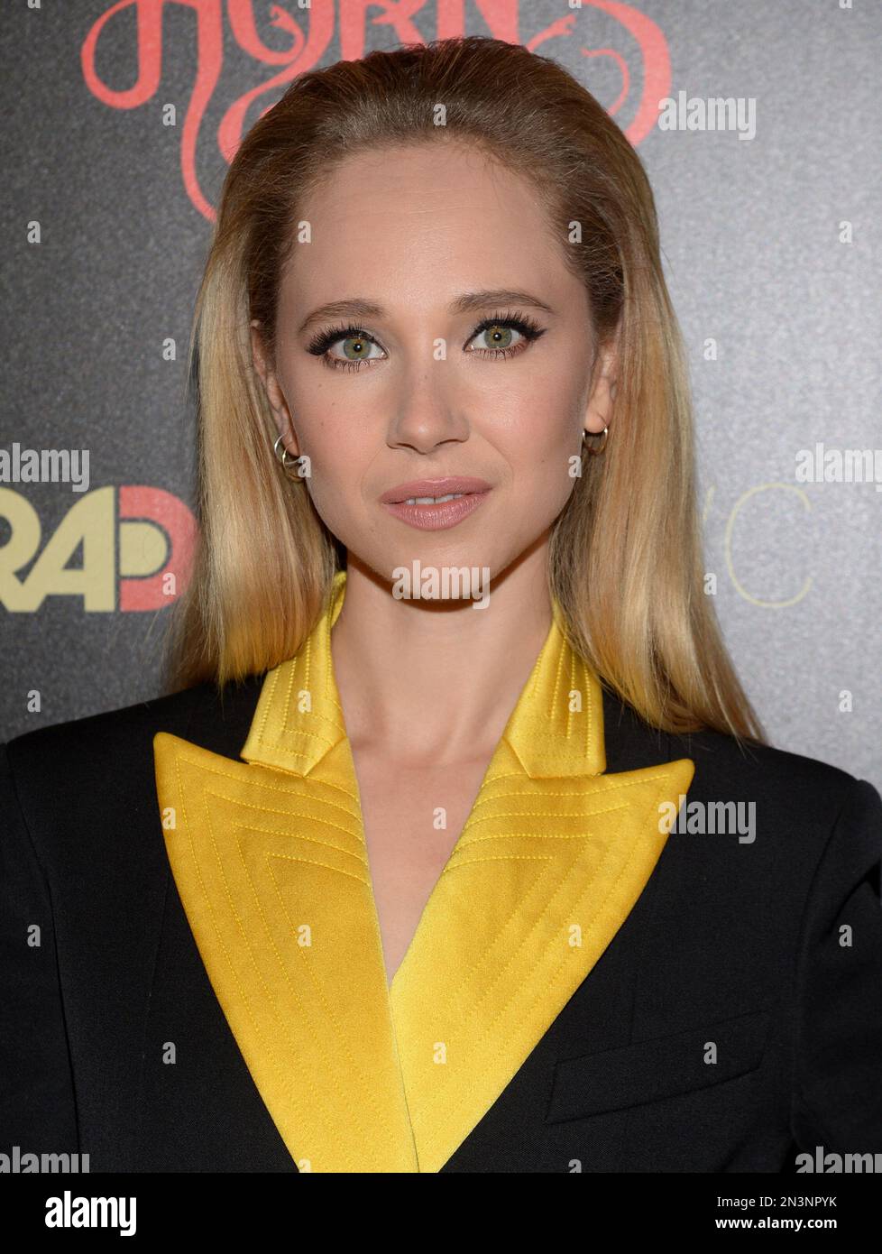 Juno Temple arrives at the New York premiere of "Horns" at the Landmark ...