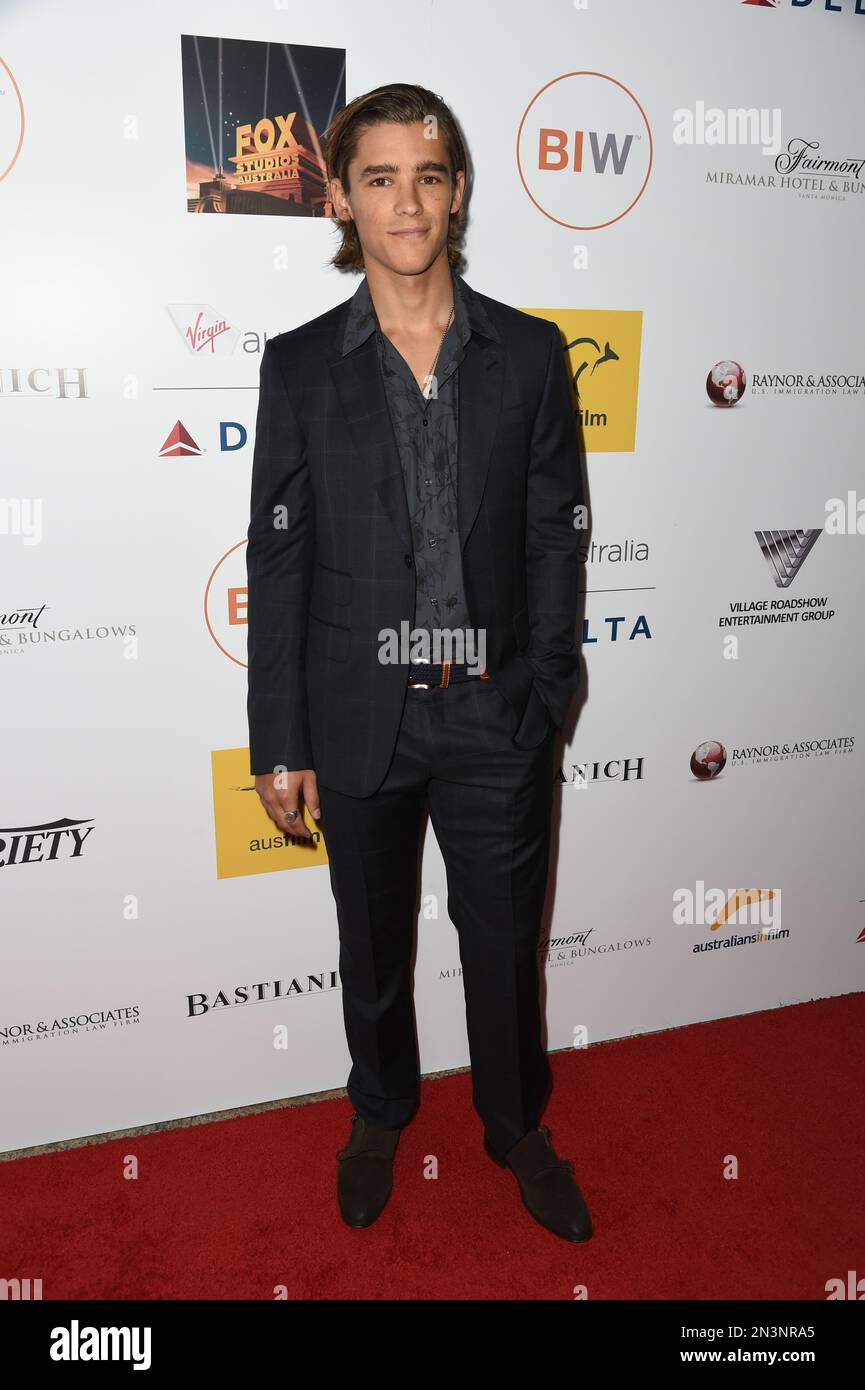 Brenton Thwaites seen at the 3rd Annual Australians In Film Awards at ...