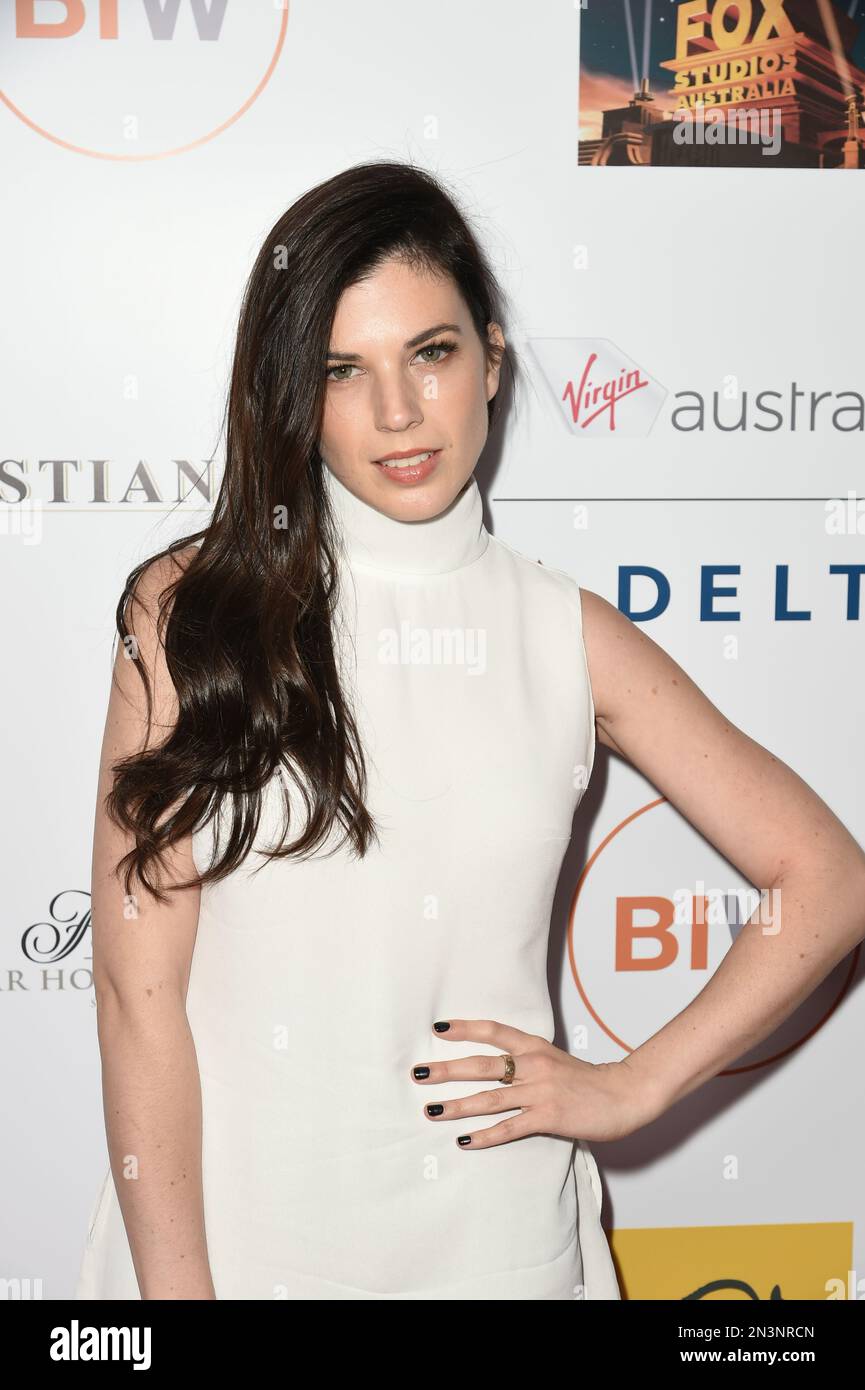 Talia Zucker seen at the 3rd Annual Australians In Film Awards at the ...