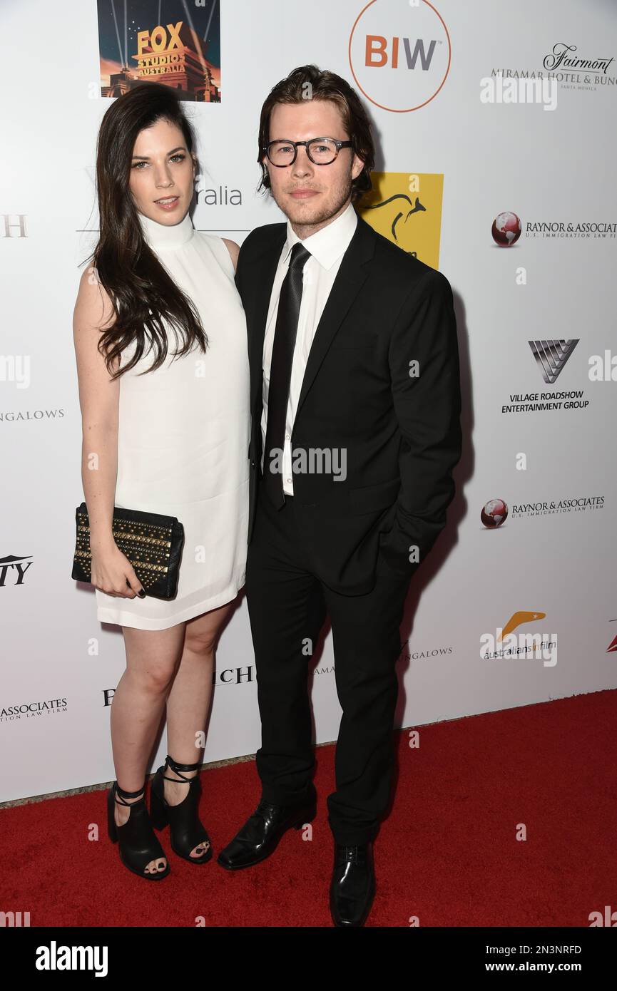 Talia Zucker, left and Will Howarth seen at the 3rd Annual Australians ...