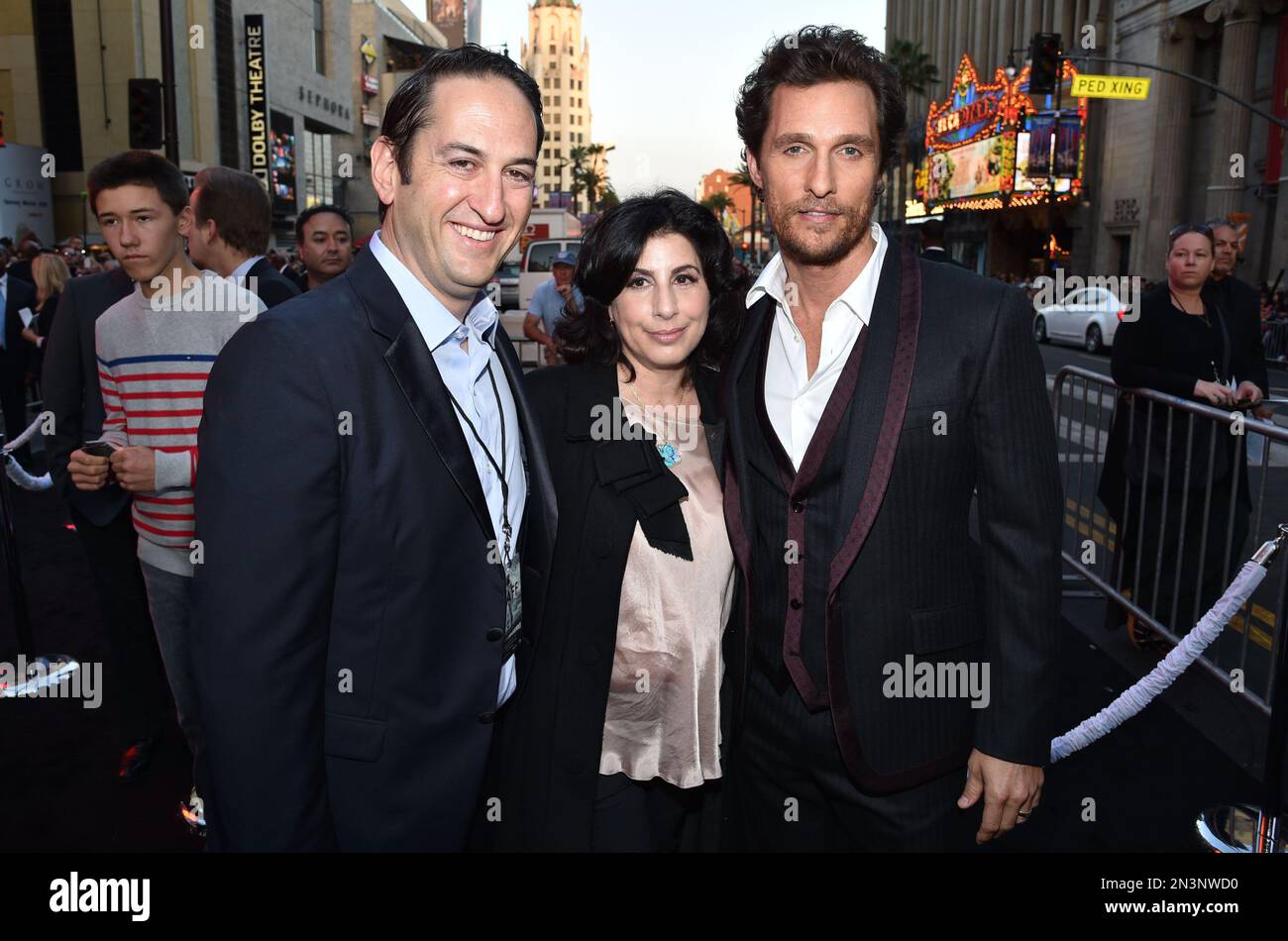 Greg Silverman, and from left, Sue Kroll, president of worldwide ...