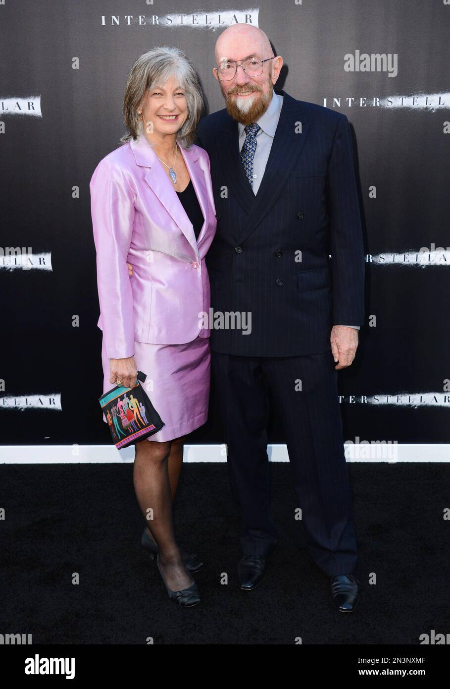 Carolee Joyce Winstein, left, and executive producer Kip Thorne arrive ...