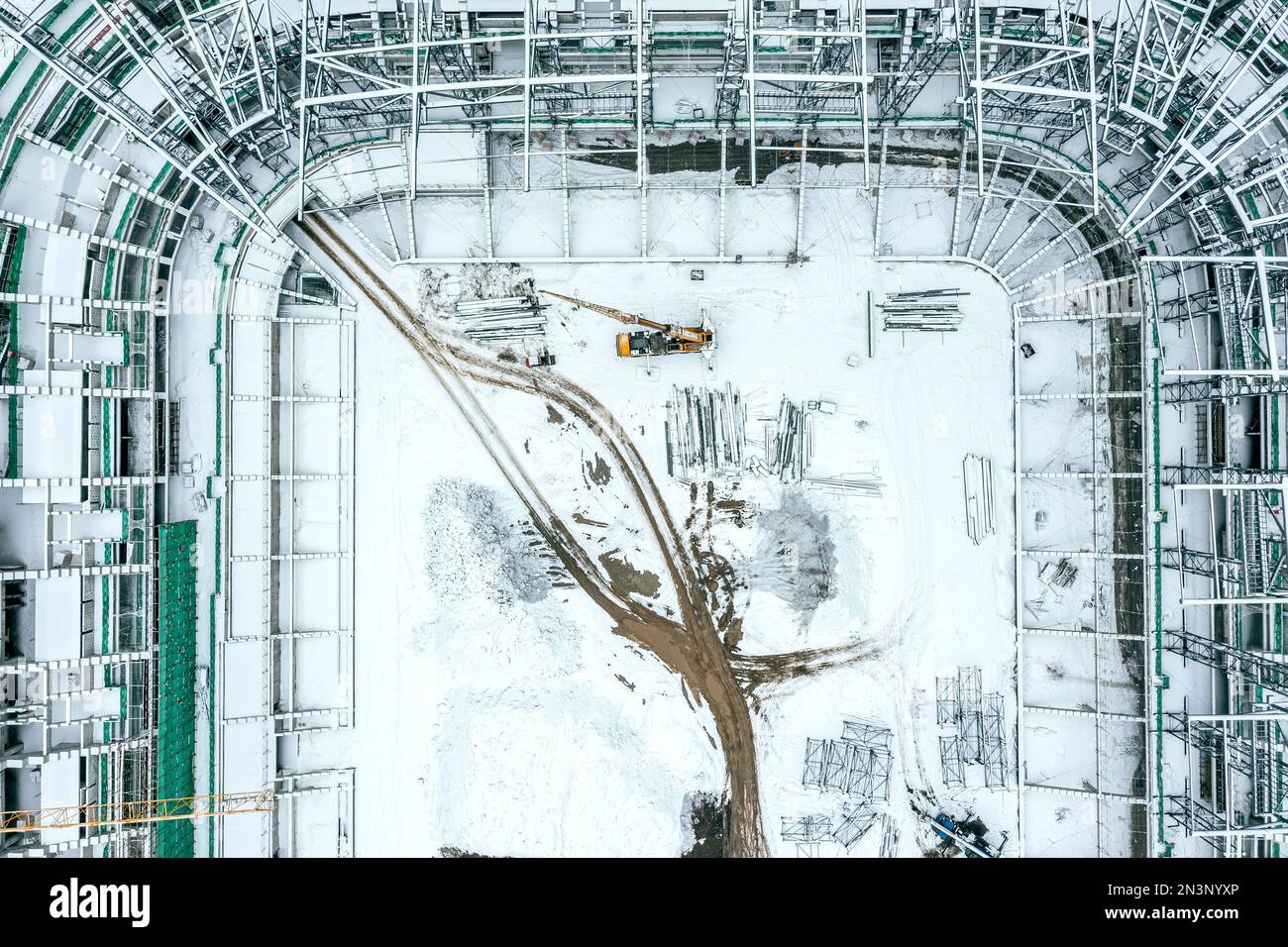 Overhead crane top view hi-res stock photography and images - Alamy