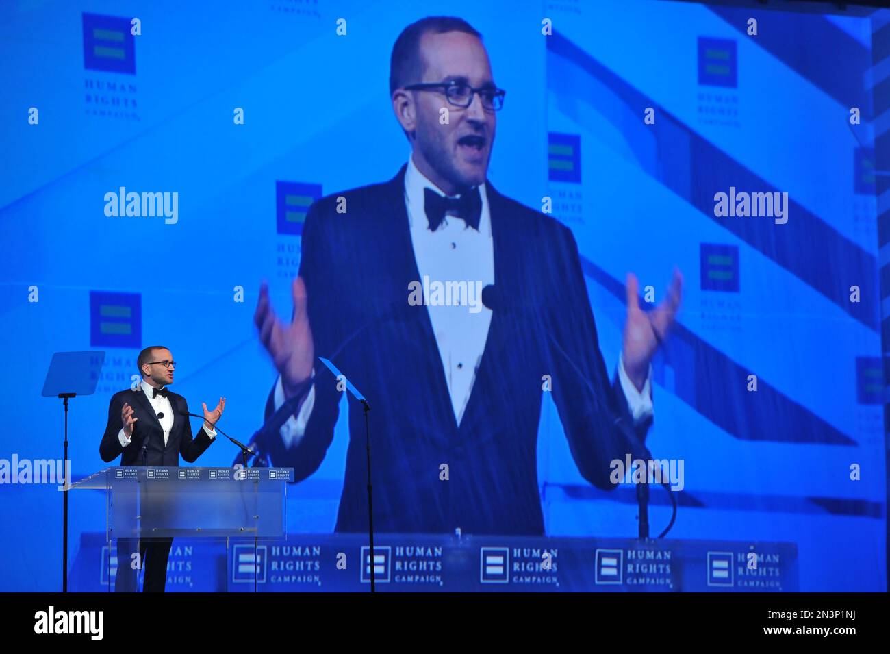 Human Rights Campaign President Chad Griffin speaks at the HRC Annual ...